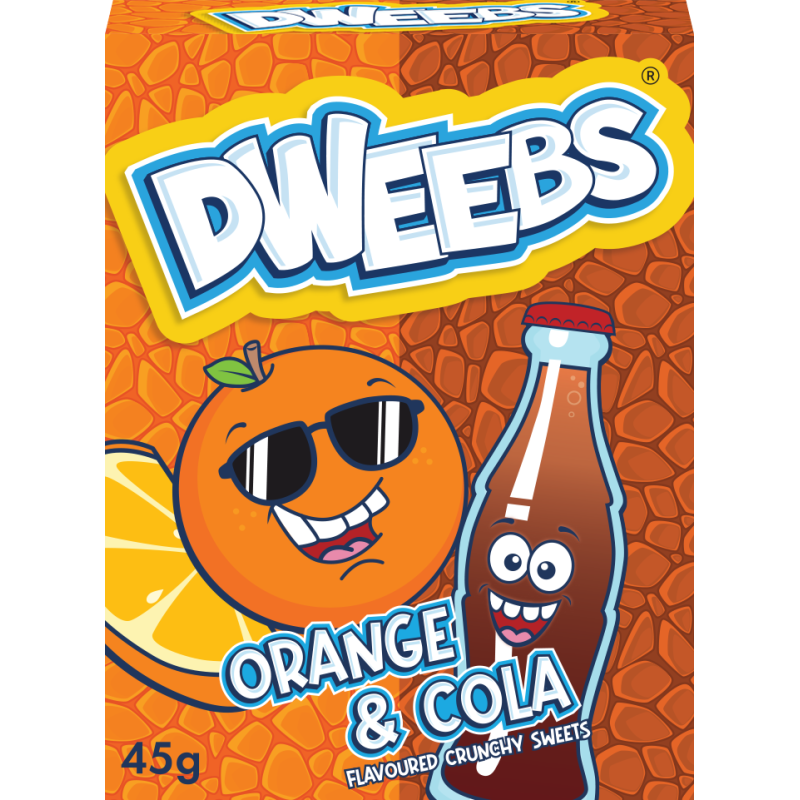 Dweebs Orange & Cola - 45g - American Fizz